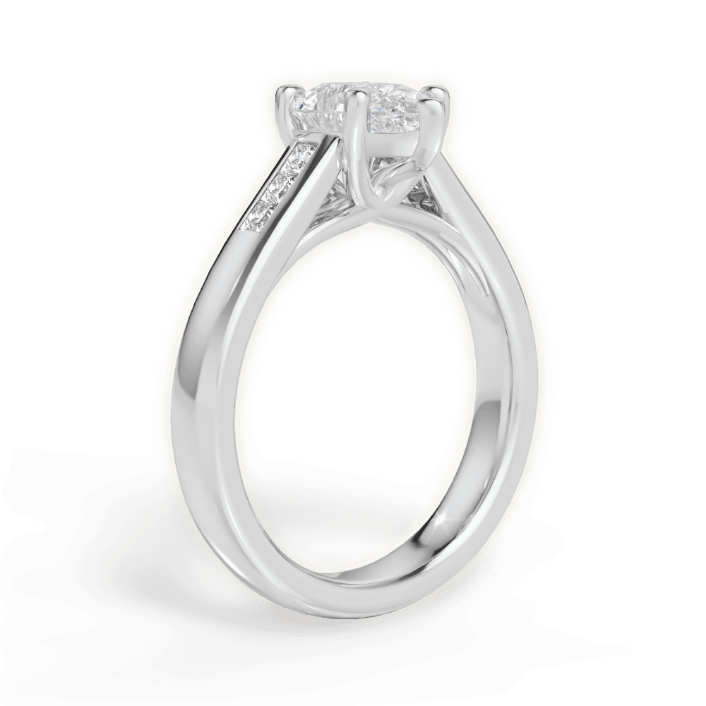 Valentina 14kt White Gold Pear Cut Engagement Ring | Ritani