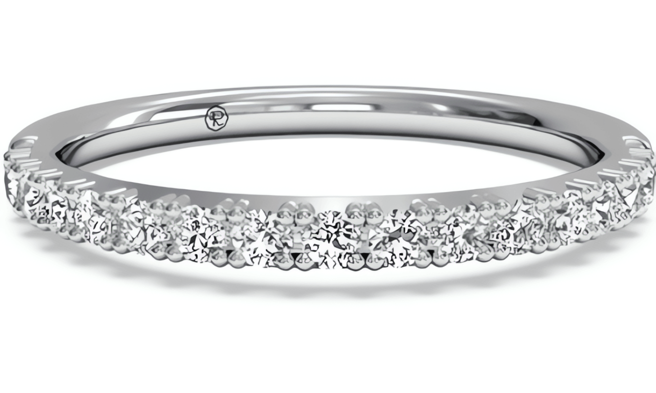 French-Set Diamond Wedding Band | Ritani