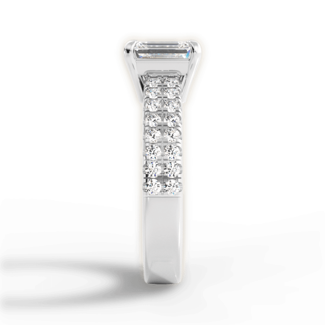 Double French-set Band Engagement Ring | Ritani